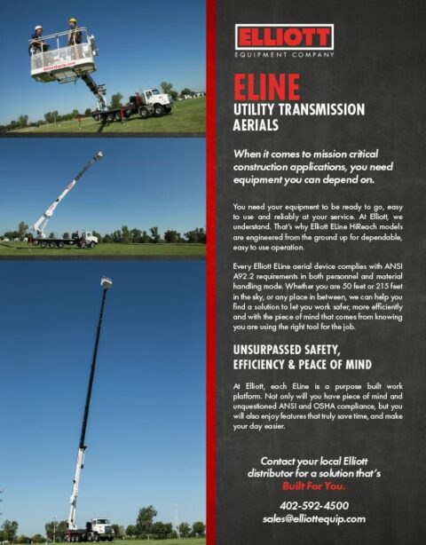 E-Line Utility Transmission Aerials | Elliott Equipment Company